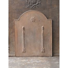 Haardplaat 'Pilaren der Vrijheid' n6335 | Antieke-haardplaat.nl